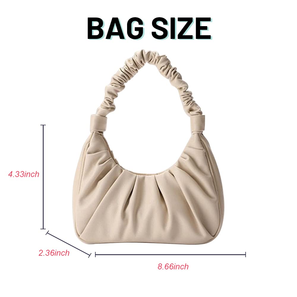 JBB Women's Shoulder Bag Underarm Vegan Leather Purse Mini Vintage Hobo Handbags