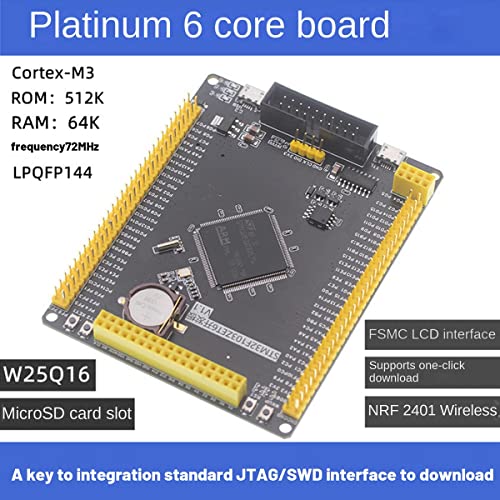 MACIMO STM32F103ZET6 Development Board Replacement Accessories ARM - 64KB STM32 Core Board ARM Embedded Learning Board SCM Experimental Board