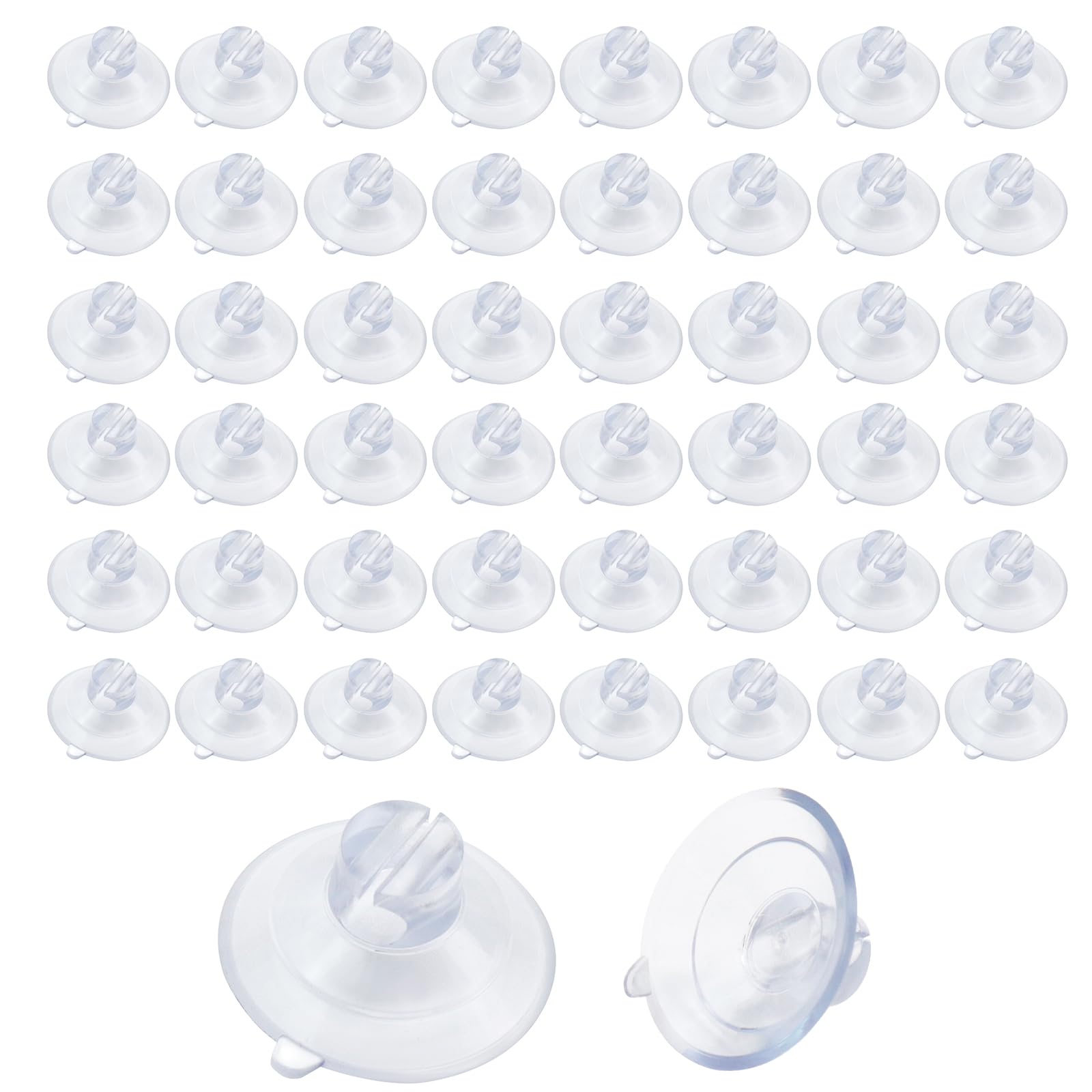 Savagrow 12Pcs Suction Cups Window Sucker Pads Kitchen Wall Hanging Hook Lights String Wire Holder Glass Suction Cup Clips