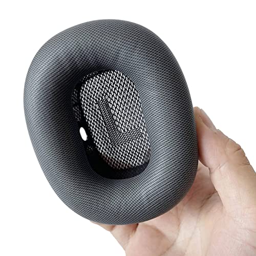 JFSPDFU (Grey) Replacement Headphone Earmuffs Apple Airpods Max Replacement Earpads Leather Earpads Headphone Memory Foam Covers Replacement Headphones Foam Earmuffs Headphone Accessories