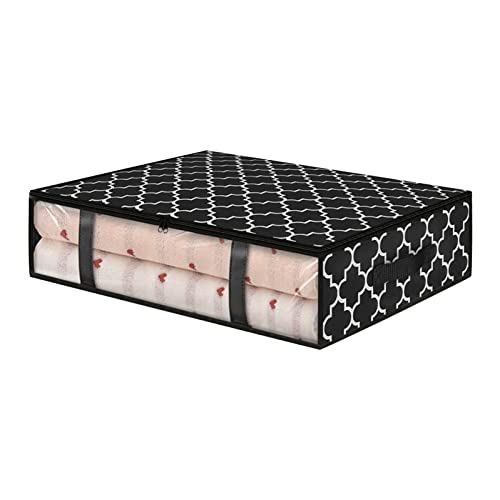 XIANGLIANG Storage Containers for Blankets 1 Pack Storage Bins Clothes Storage Foldable Blanket Storage Bags Under Bed Storage Containers For Organizing Clothing Storage Bins for Shoes
