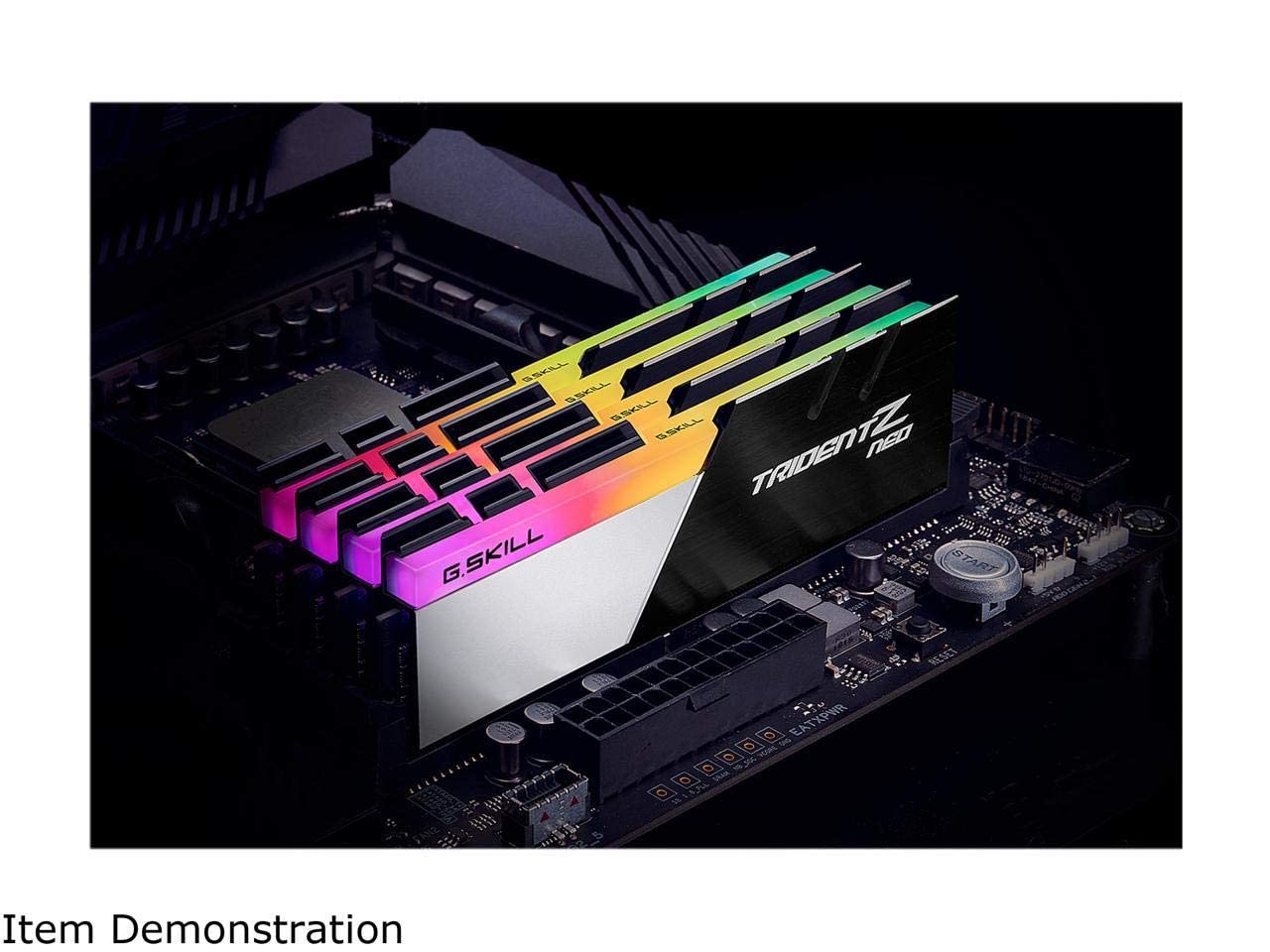 G.SKILL Trident Z Neo Series (Intel XMP) DDR4 RAM 128GB (4x32GB) 3600MT/s CL18-22-22-42 1.35V Desktop Computer Memory UDIMM (F4-3600C18Q-128GTZN)