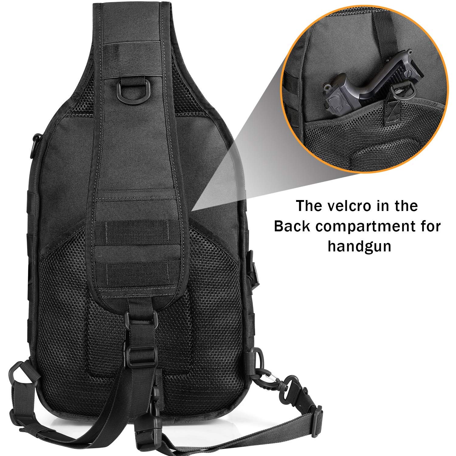 G4Free Big Tactical Sling Backpack Fishing Tackle Backpack