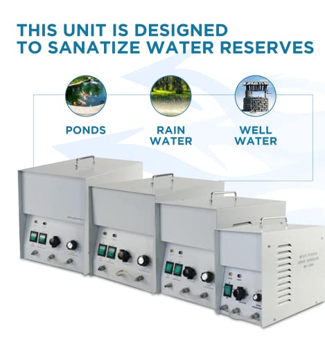 MP-3000 Ozone Generator, Light-Duty Ozonator, for Water-use with optional oxygen Hookup, up to 3000 mg/hr, with Timer Function