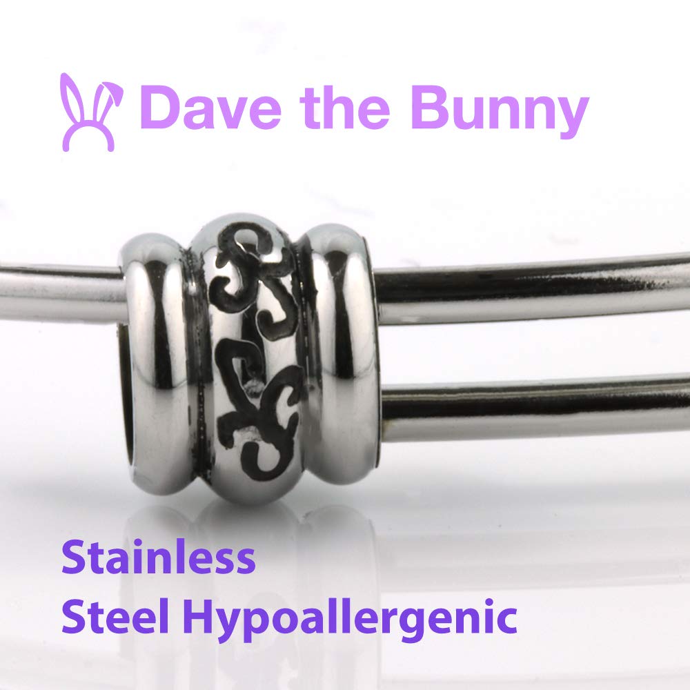 Four Leaf Clover | This Lucky Charm Bangle with a Four Leaf Clover Charm and a Ladybug Bracelet or Clover Bracelet is for Those that want a Lucky Bracelet a 4 Leaf Clover Bracelet as Lucky Jewelry