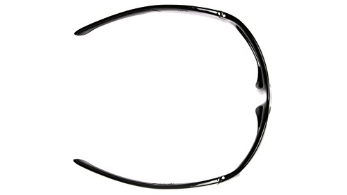 Pyramex Furix Safety Glasses, Black Frame/Clear Anti-Fog