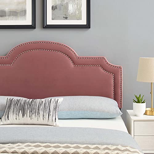 Modway Belinda Performance Velvet Headboard, Twin, Dusty Rose