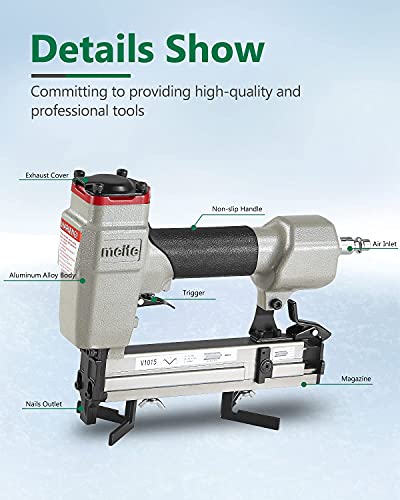 meite V1015B Nailer with 10mm Length V-Nails for Picture Frame