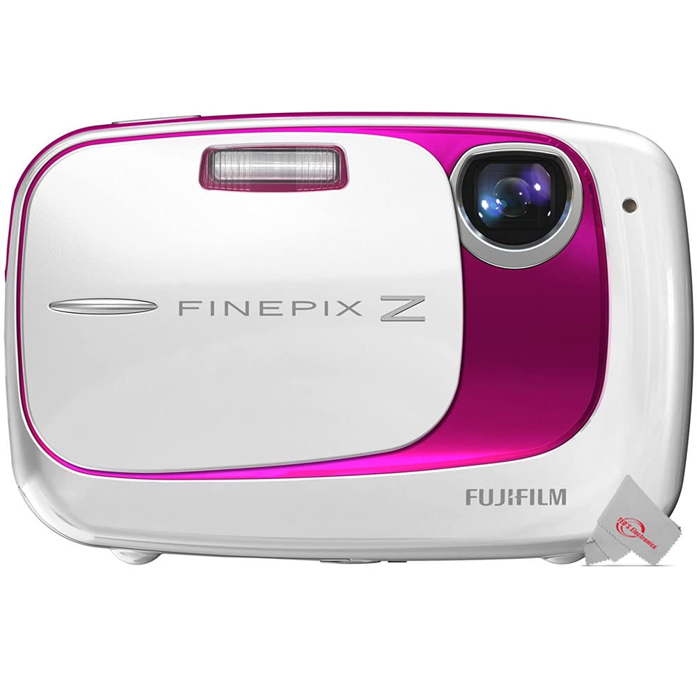 Fujifilm FinePix Z35 Digital Camera - White/Pink (10MP, 3X Optical Zoom) 2.5 inch LCD