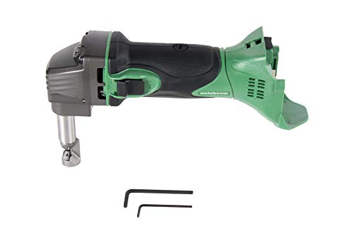 Metabo HPT 18V MultiVoltโข Cordless Nibbler | Tool Only - No Battery | For Ribbed Metal Panels | 180 Degree 3-Stop Die Holder | CN18DSLQ4