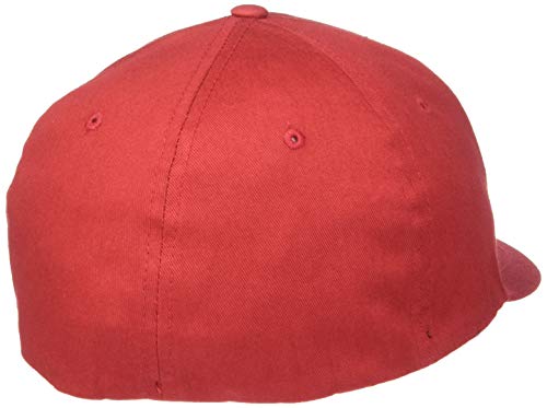 Fox Racing Men's Standard Ellipsoid Flexfit HAT, Cardinal, L/XL