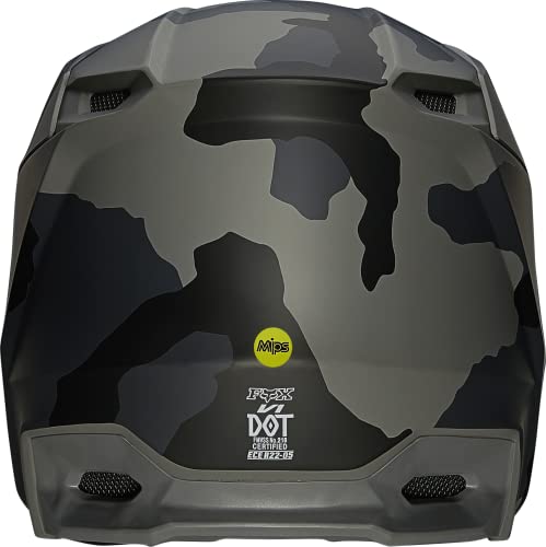 Fox Racing V1 Core Motocross Helmet, Trev Black Camo, Large