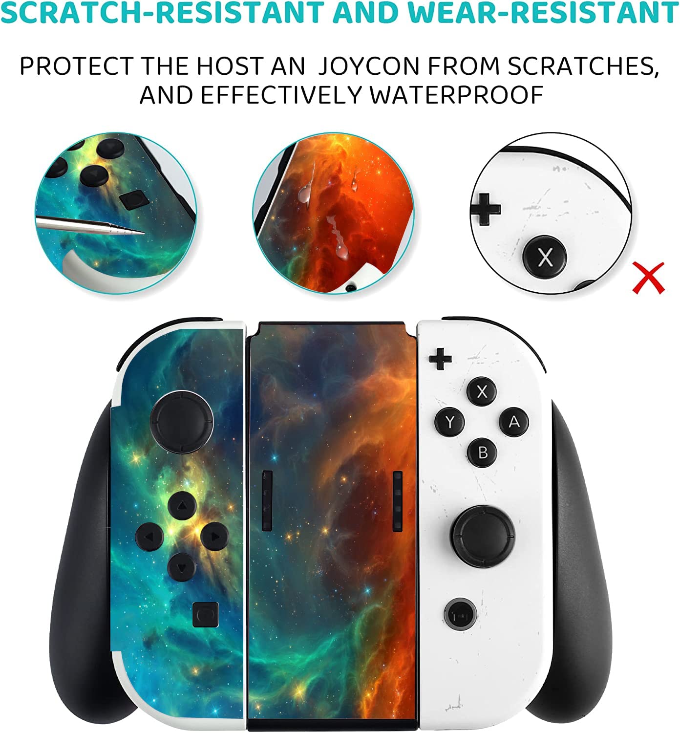 LIANGYING Full Wrap Skin for Switch OLED Anime Switch OLED Protector Skin Cover Matte Vinyl Decal Stickers(Only Switch OLED)