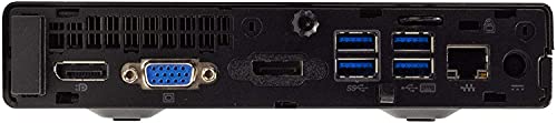 HP EliteDesk 800G2 Micro Desktop Computer PC, Intel Quad Core i5, 8GB RAM, 240 GB SSD, Windows 10 Pro, 23.6 Periphio Monitor, New Periphio Webcam, Periphio Wireless Keyboard & Mouse (Renewed)