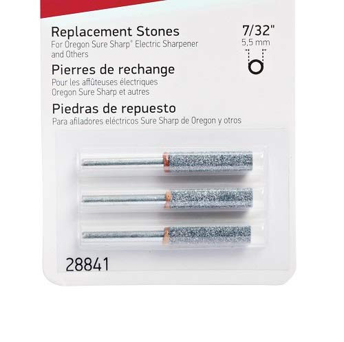 Oregon 28841 7/32-Inch Electric Sure Sharp Replacement Sharpening Stones,WHITE , RED