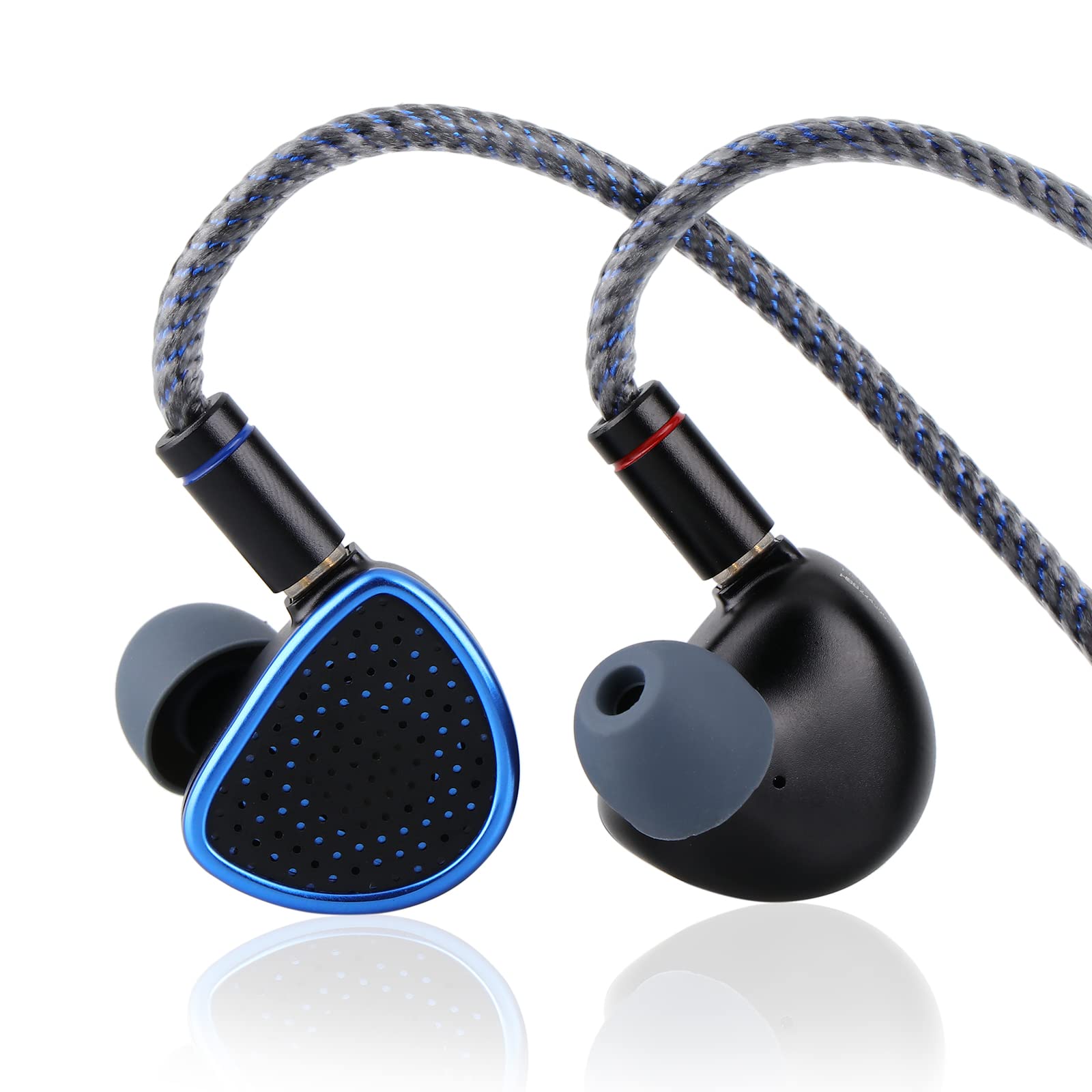 Linsoul RAPTGO x HBB Hook-X HiFi 14.2mm Planar Diaphragm Driver + PZT Driver in Ear Monitor with Open-Back Cavity, Interchangeable Plug 0.78 2pin OCC Cable, for Musician Audiophile