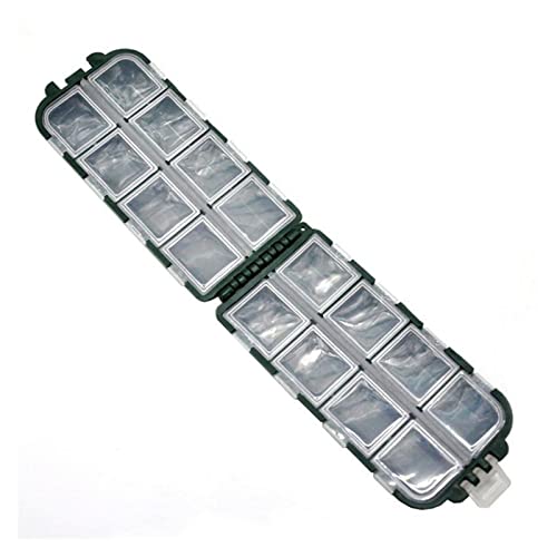 MEFESE Fishing Tool Box Portable Small Bait Hook Storage Box with 8 Individual Compartments Fishing Accessories