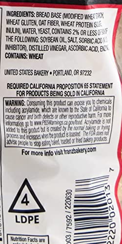 Franz Bakery Keto English Muffins with Living Chic Keto Lifestyle Guide 2 Pack (2 x 12oz)
