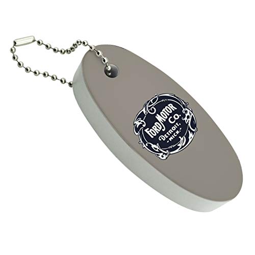 GRAPHICS & MORE Ford Motor Company Vintage Logo Floating Keychain Oval Foam Fishing Boat Buoy Key Float