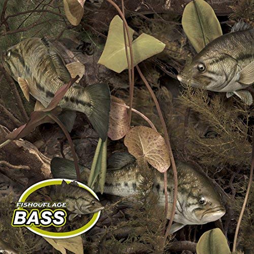 Fishouflage Bass Fishing Hat โ Cool Breeze Camo Mesh Back