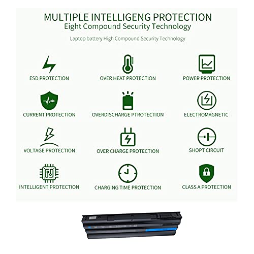 SSDY Damaite M5Y0X 97Wh Laptop Battery for Dell Latitude E6420 E6520 E6530 E5420 E5520 E5530 T54FJ 2P2MJ 312-1325 312-1165 PRV1Y Replacement Notebook High Performance 9Cells 8700mAh 11.1V