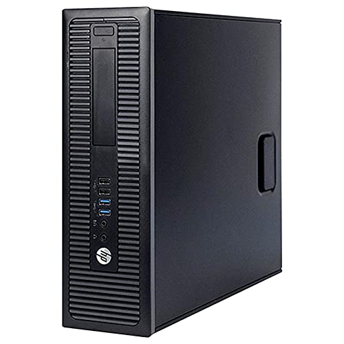 HP ProDesk 600 G1 SFF Business Desktop Computer PC with GeForce GT 1030 - Intel i5 4th Gen 3.20 GHz, 8GB RAM, 256GB SSD, Wireless WiFi, Keyboard & Mouse Combo, Windows 10 Pro Multi Language (Renewed)