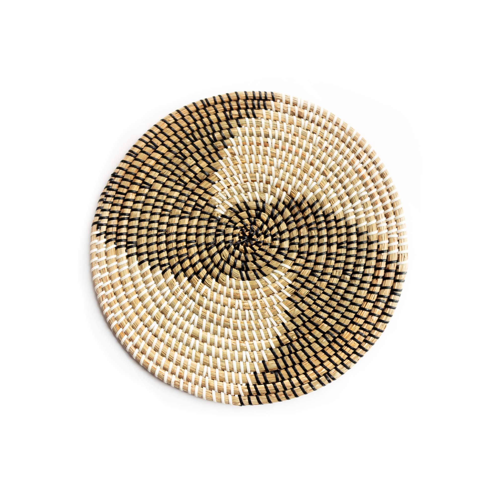 HNCmua Rattan Wall Decor - Boho Wall Hanging Decorative Plate - Woven Trivets Handmade Placemats for Dining Table - Rattan Trivets - Subtle Gifts for Friends (35cm/13.7in)