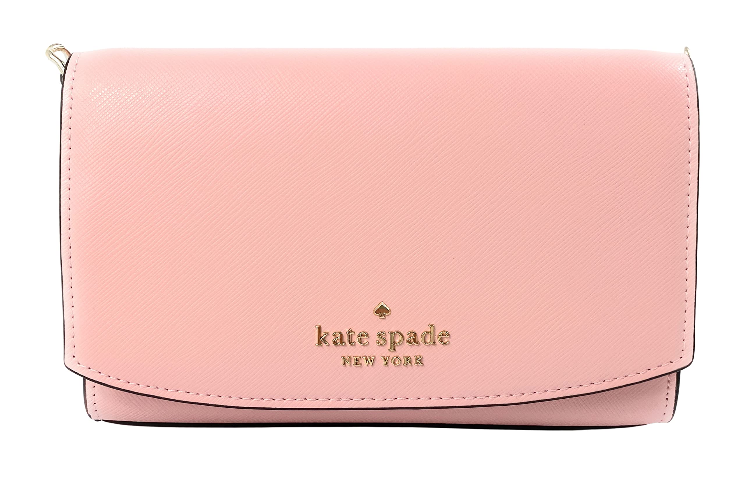 Kate Spade New York Staci Small Flap Crossbody in Chalk Pink