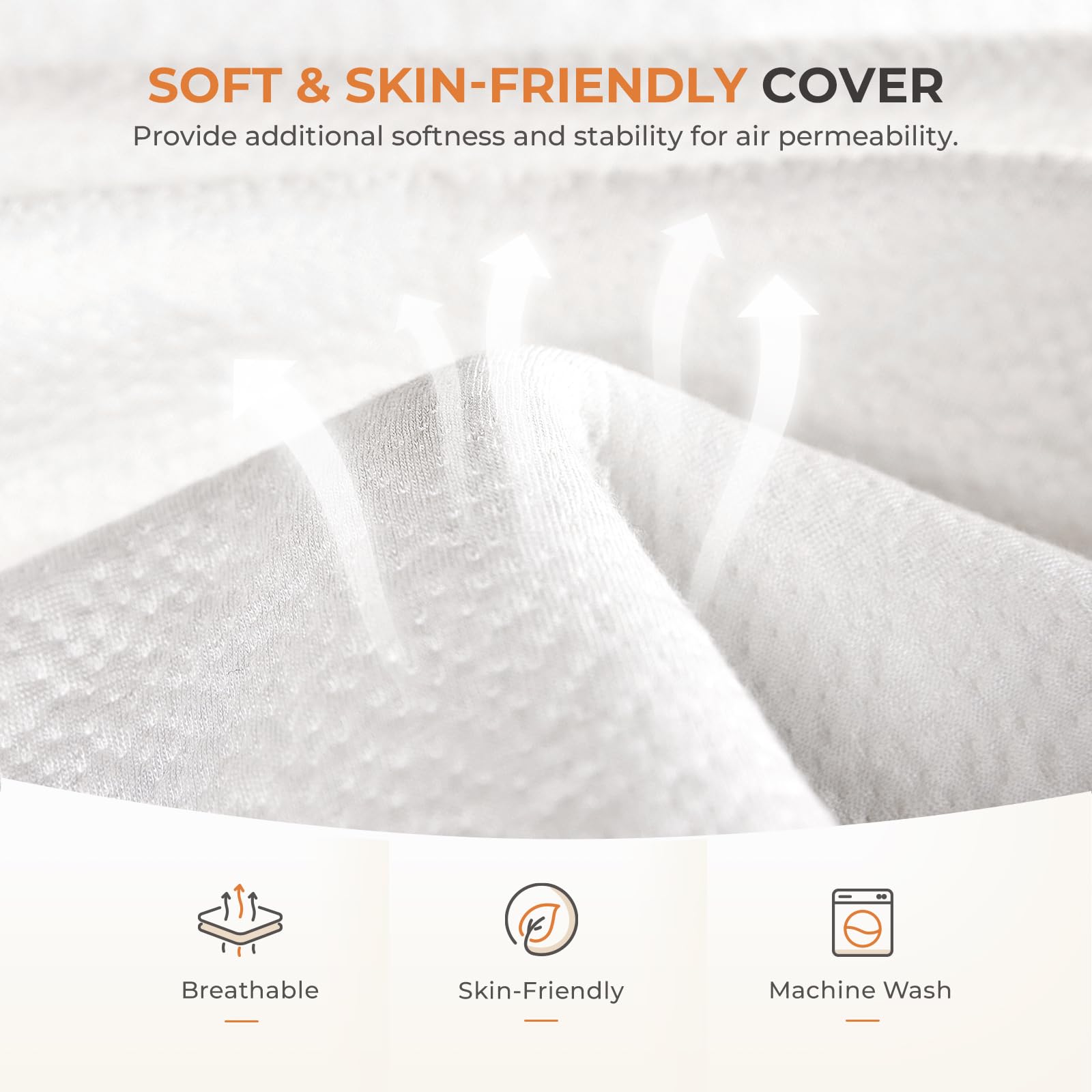 Sweetnight Tri Folding Mattress - 4-inch Foldable Mattress with a Collapsible and Washable Cover | Medium-Firm with Non-Slip Design | Suitable for RV Travel, Camping, Guest (Twin)