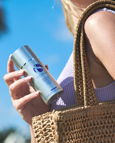 iS CLINICAL Eclipse SPF 50+ Sunscreen, Zinc Oxide tinted beige sunscreen, ultra sheer non-greasy matte finish sun cream for face