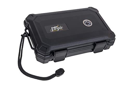 Stogie Safe Travel Humidor Cigar Case Travel - Fits up to 11 Cigars- Waterproof Crushproof Cigar Cases for men | cigar travel humidor case for cigar humidors travel
