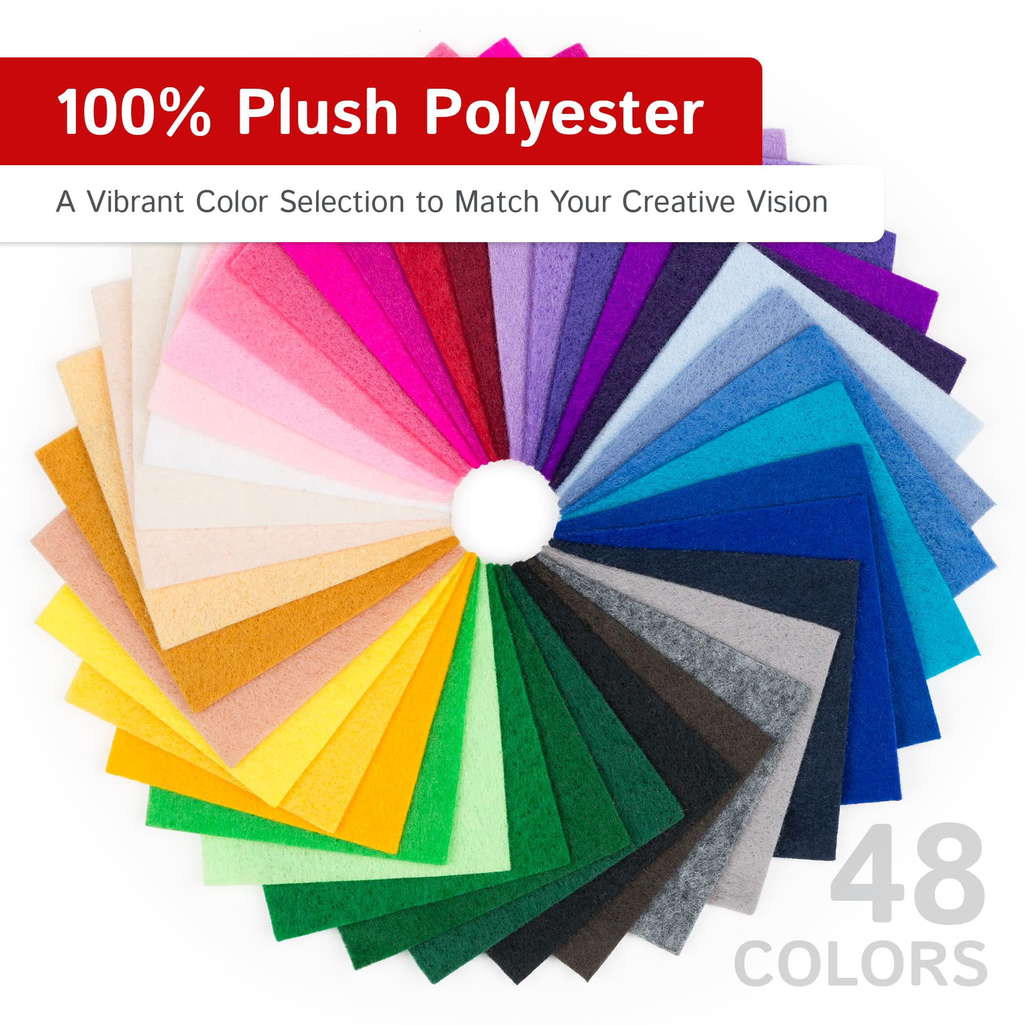The Felt Store Craft Felt Assorted Sheets - 9" x 12" - 25-Piece Pack- Craft Fabric for DIY Arts & Crafts, Decorations - Soft and Durable Craft Felt - Crafting & Embroidery Material – Charcoal