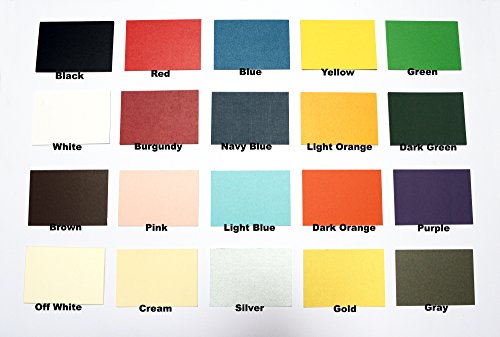 topseller100, Pack of 50 Sheets 8x10 Uncut matboard/mat Boards (Mix)