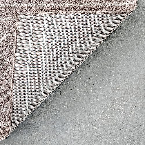nuLOOM Phyllis Machine Washable Diamond Trellis Area Rug, 8x10, Grey