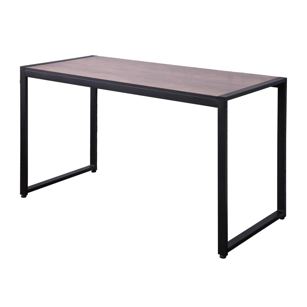Frama Home Office Computer Desk, 50" Modern Simple Study Writing Table, Industrial Style PC Laptop Notebook Desk, Black Sand