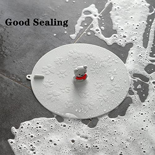 MAOYONG Bathtub Drain Cover Tub Stopper-Cute Silicone Floor Drain Cover for Bathroom, Bath Tub Drain Plug for Shower Floor, Kitchen Sink Drain Stoppers