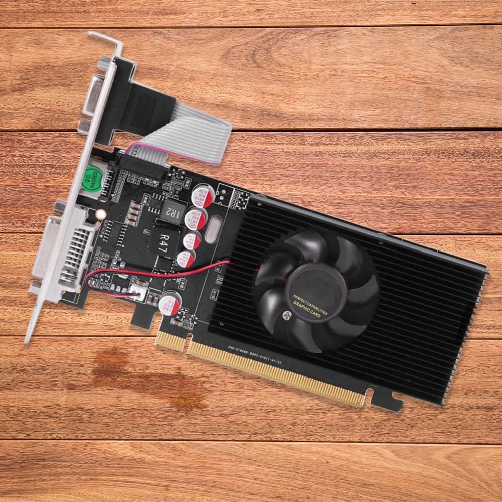 Limnyves GT210 1GB Cards 64Bit Video Card for GPU PC Games DVI-I -Compatible VGA Used Dual-Screen Card