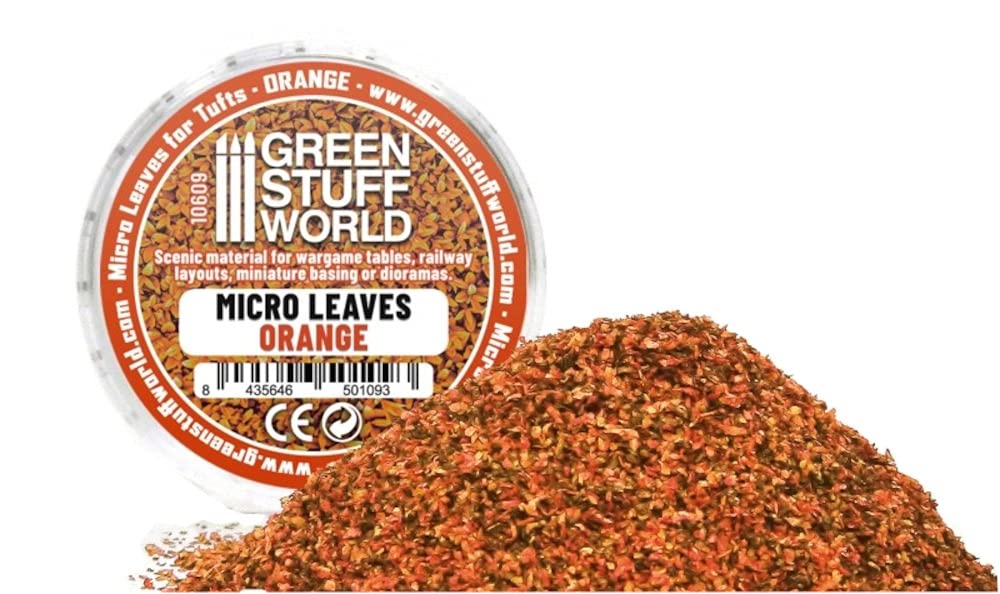 Green Stuff World– Micro Leaves - Orange Mix for Terrain 10609