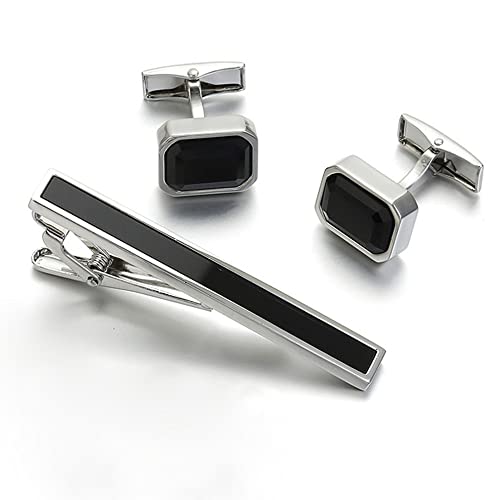 Men's Cufflinks French Shirt Cuff Nails Dress Professional Tie Clip Gentleman Three-Piece Clip