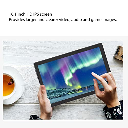 Liyeeo Big Screen Tablet, 10.1 inch 5500mAh HD Tablet 13MP Rear Camera 4GB RAM 32GB ROM Octa Core Processor with Flashlight for Kids (US Plug)