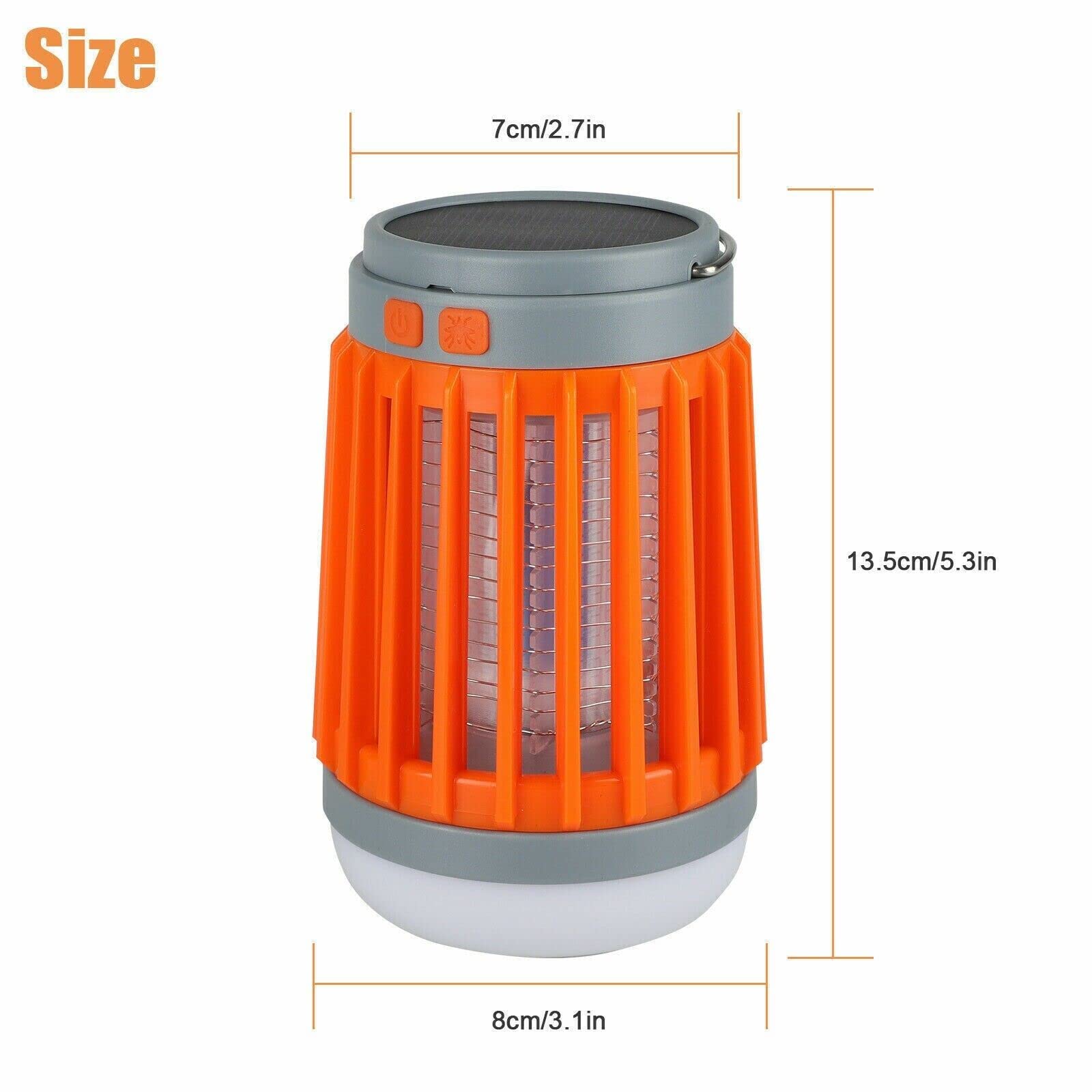 THE PERFECT PART Solar USB Mosquito Killer Light Electronic Fly Bug Insect Zapper Trap Pest Lamp
