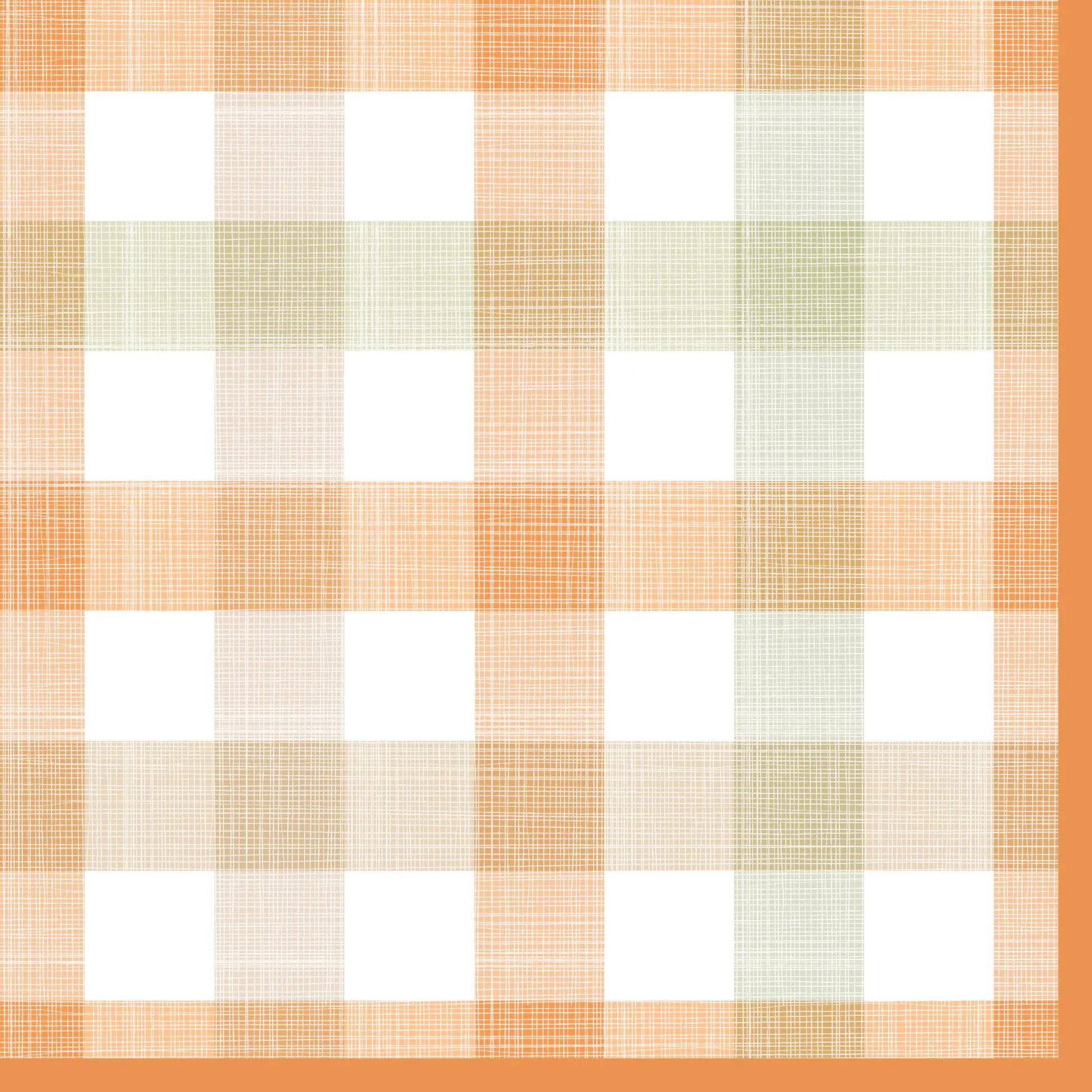 Quera 50 Pack Fall Plaid Paper Napkins Autumn Cocktail Napkins Tartan Check Scottish Square Disposable Bar Napkins for Thanksgiving Party, Baby Shower, Celebration Party