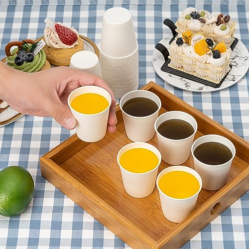RACETOP [600 Pack] 3 oz Bathroom Paper Cups, Disposable Paper Cups, Small Mouthwash Cups, Ideal for Bathroom