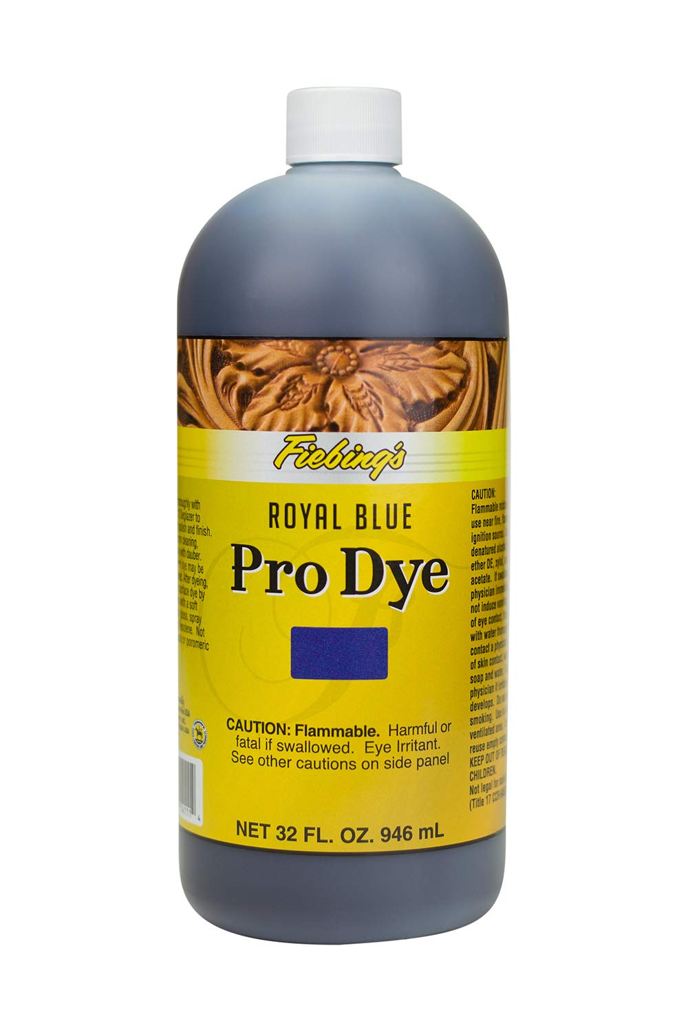Fiebing's - Pro Dye 32 Oz Royal Blue - Professional Oil Dye for dyeing leatherâŠ