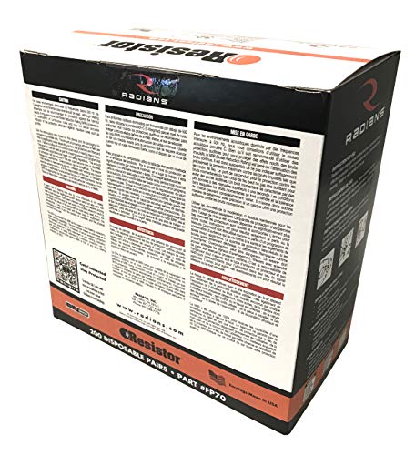 Radians Foam Earplugs, 200 Pairs, NRR 32
