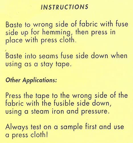 Field's Fabrics Black - 1/2" Fusible SS1 Knit Stay Tape - More Than Extremely Fine 0.5" X 25 Yards SewkeysE Knit Swim Suit Interfacing Sold by The 25 Yard Roll (SSI.5-BL) M494.19
