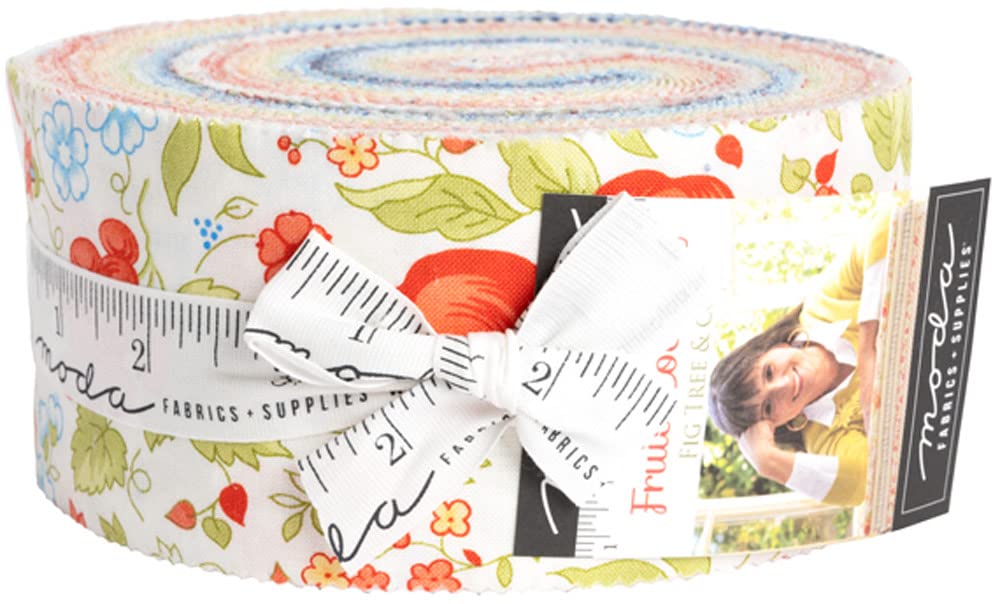 Fig Tree and Co Fruit Cocktail Jelly Roll 40 2.5-inch Strips Moda Fabrics 20460JR