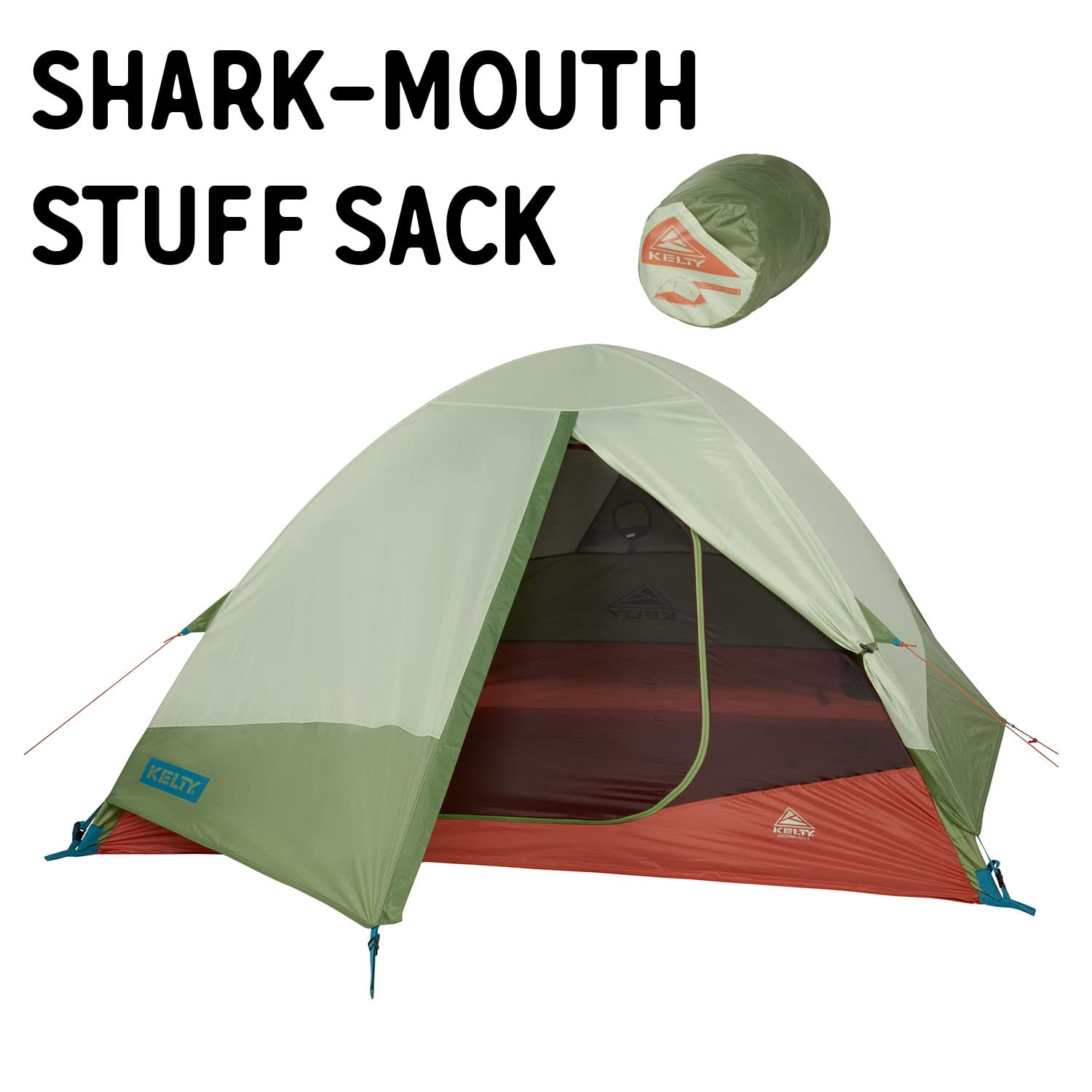 Kelty Discovery 2 Person Tent + Tent Footprint Bundle