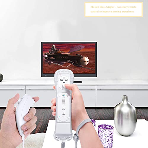 DTOL DT20182035 For Nintendo Wii Motion Plus - External Remote Motion Plus Sensor Controller Wii U Motion Plus White 1Pcs