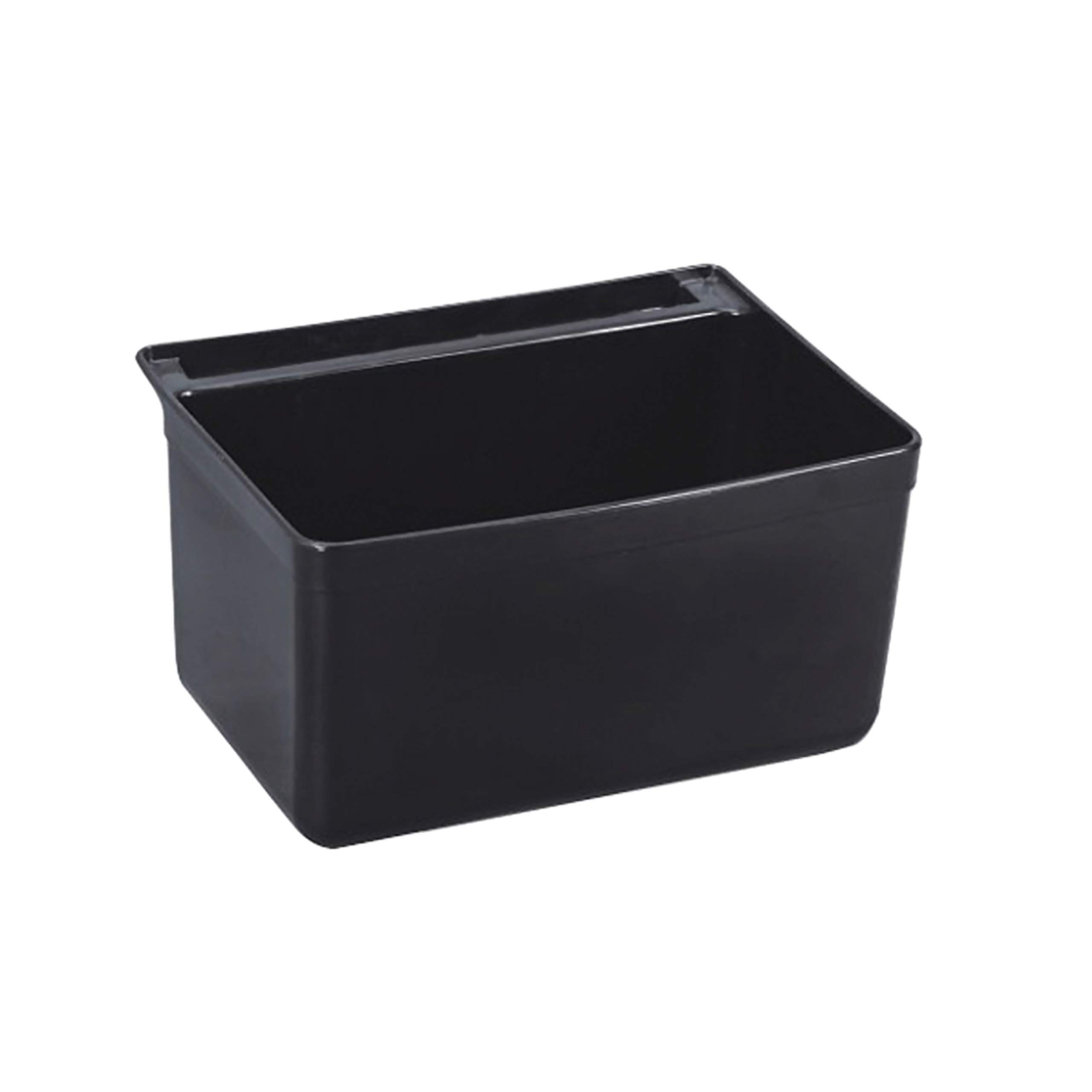 Thunder Group PLBC0012B Silverware Bin, 13" x 9-1/4" x 7", one-Piece Design, for Bus carts PLBC3316 and PLBC4019, Plastic, Black